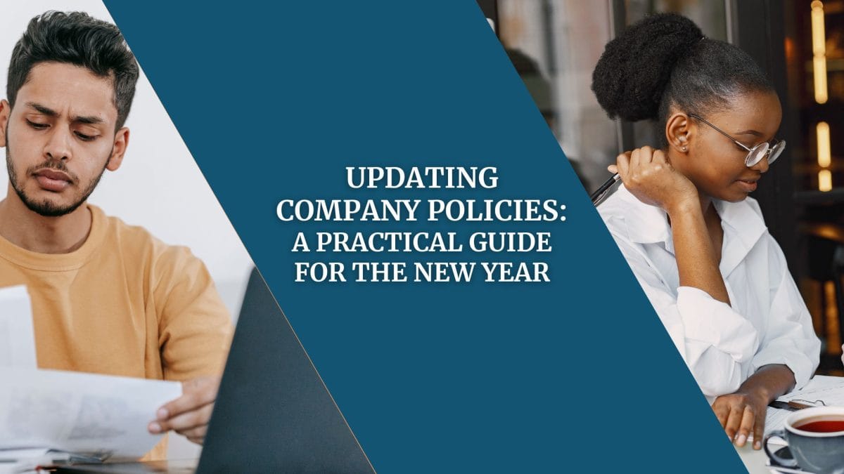 Updating Company Policies: A Practical Guide For The New Year | HR ...